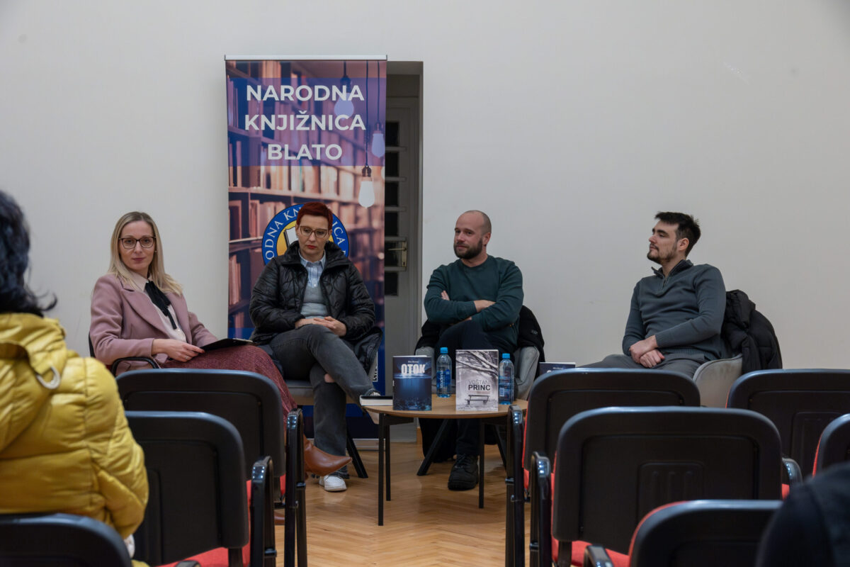 U Narodnoj knjižnici predstavljen roman Otok Mire Morovića - JUGinfo.hr
